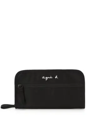 AGNÈS B. Logo-embroidered Ripstop Wallet