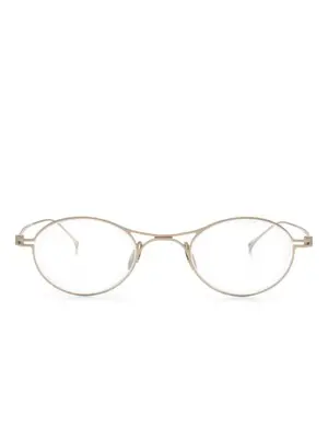 Giorgio Armani Round-frame Glasses - Gold