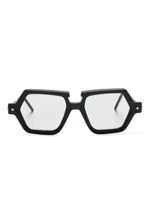 KUBORAUM P19 Geometric-Frame Sunglasses Black