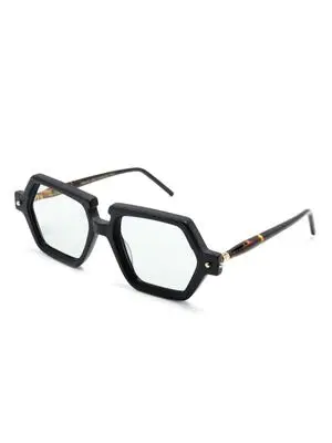 KUBORAUM P19 Geometric-frame Sunglasses - Black