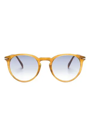 DB EYEWEAR BY DAVID BECKHAM Db 1139 Round-frame Sunglasses - Brown
