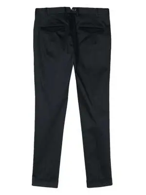 PT TORINO Mid-rise Tapered Trousers - Blue