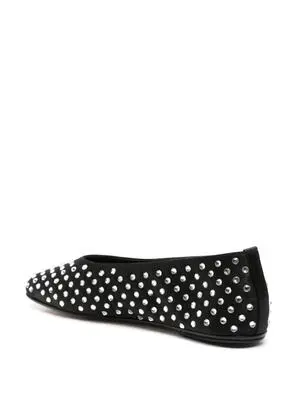 Magda Butrym Crystal-embellished Ballerina Flats - Black
