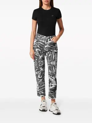 Philipp Plein Graphic-print Jeans