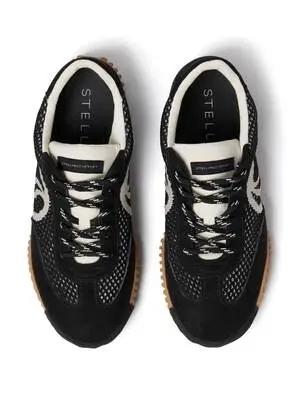 Stella McCartney S-wave Mesh Sneakers - Black