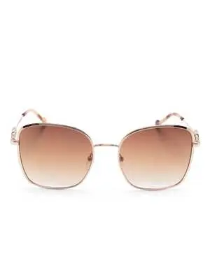 Liu Jo Square Frame Sunglasses - Gold