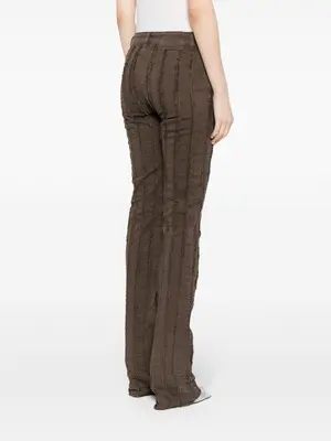 Blumarine Striped Straight-leg Trousers