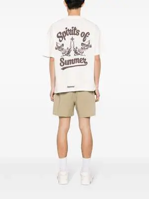 REPRESENT Logo-print Cotton T-shirt
