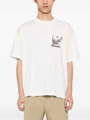 REPRESENT Logo-print Cotton T-shirt