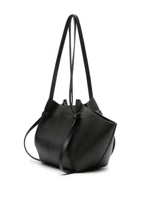 Yuzefi Mochi Leather Tote - Black