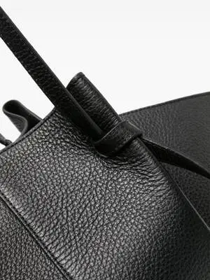 Yuzefi Mochi Leather Tote - Black