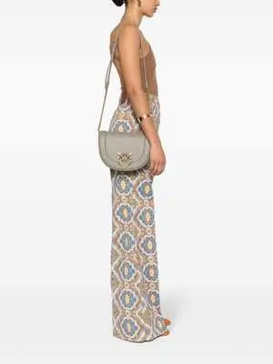 Pinko Love Click Crossbody Bag - Grey
