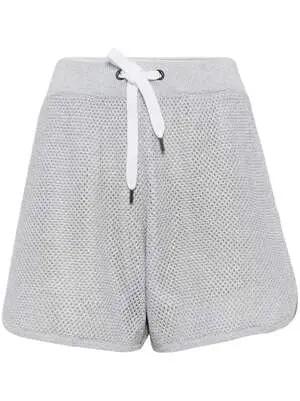Brunello Cucinelli Metallic-threading Shorts