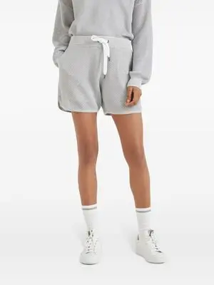 Brunello Cucinelli Metallic-threading Shorts