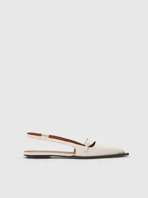 ATP ATELIER Cortina Nappa Flat Slingbacks