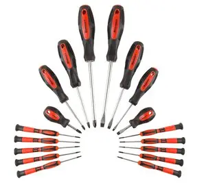 STALWART 18-piece Screwdriver Set With Wall Mount - One-color