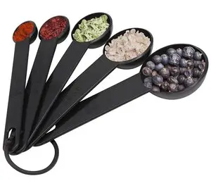 NUTRICHEF Kitchen Measuring Spoons, Polypropyle Ne 5 Pcs