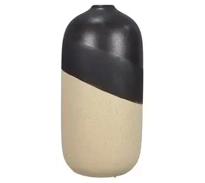 YOUNG'S INC. Young's Ceramic Black Dipped Vase