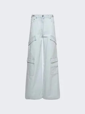 Versace Denim Cargo Pants
