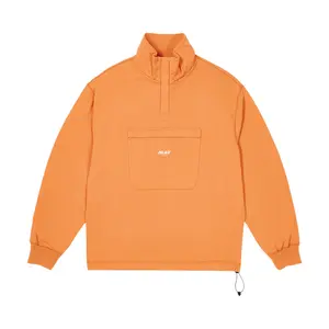 PALACE 1/4 Zip Washed Funnel 'tiger - Orange