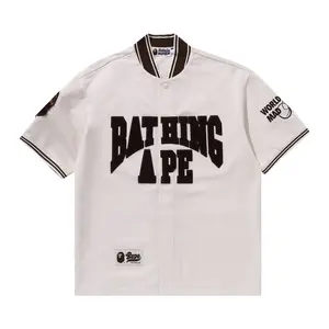 A BATHING APE Short-sleeve Baseball Shirt