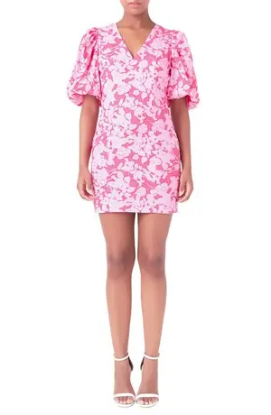 Endless Rose Floral Cotton Mini Dress