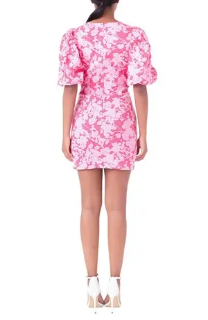 Endless Rose Floral Cotton Mini Dress