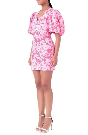 Endless Rose Floral Cotton Mini Dress