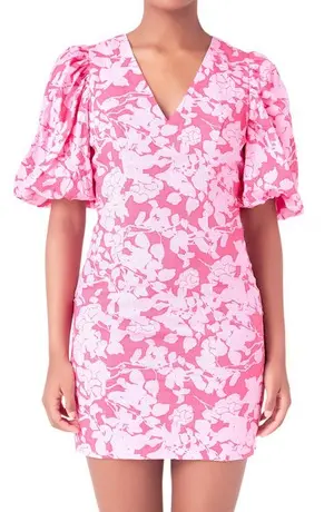 Endless Rose Floral Cotton Mini Dress