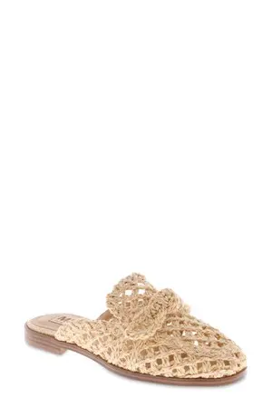 Mia Layce Woven Mule - Natural
