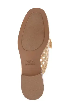 Mia Layce Woven Mule - Natural