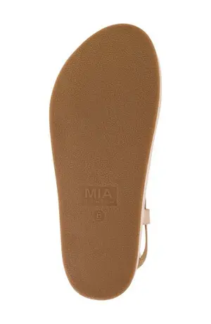 Mia Zurie Slingback Sandal - Beige