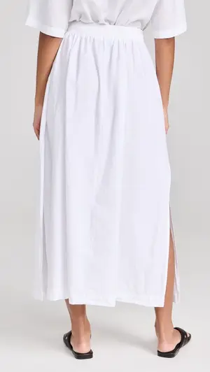 Stateside Fine Poplin Double Maxi Skirt