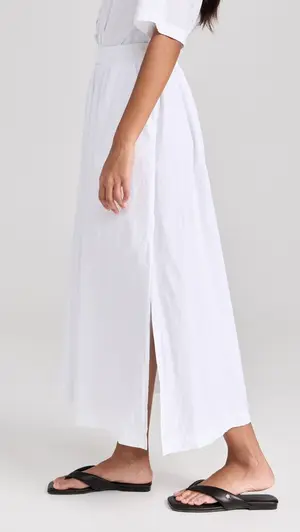 Stateside Fine Poplin Double Maxi Skirt
