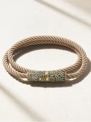 EMILY P. WHEELER Recycled And Silk Sapphire Bracelet