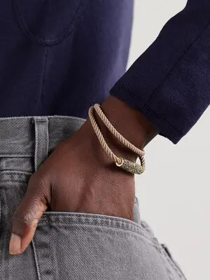 EMILY P. WHEELER Recycled And Silk Sapphire Bracelet