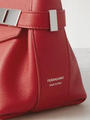 FERRAGAMO Hug Small Embellished Shoulder Bag