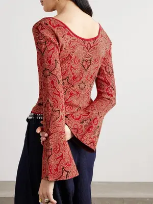 Etro Jacquard-knit Top