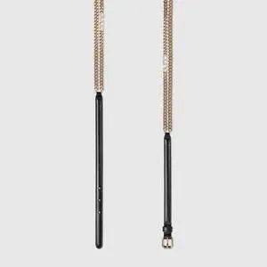 Gucci Thin Belt With Chain