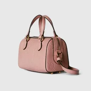 Gucci Gg Super Mini Top Handle Bag - Pink | Editorialist