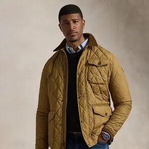 Ralph Lauren The Beaton Quilted Jacket Honey Brown