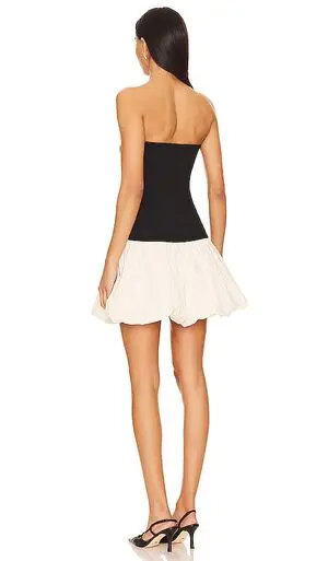 LOVERS AND FRIENDS Mac Mini Dress - Black & Ivory