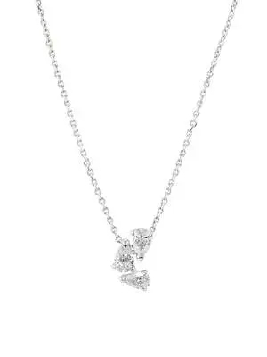 REPOSSI Serti Sur Vide 18k & 0.75 Tcw Diamond Pendant Necklace - White Gold