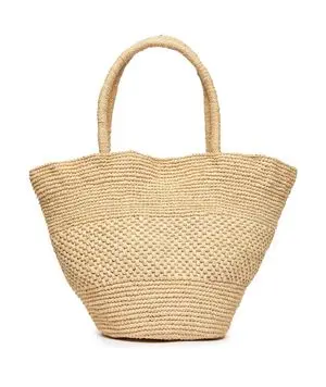 THE ROW The Row Raffia Beach Bag - Natural