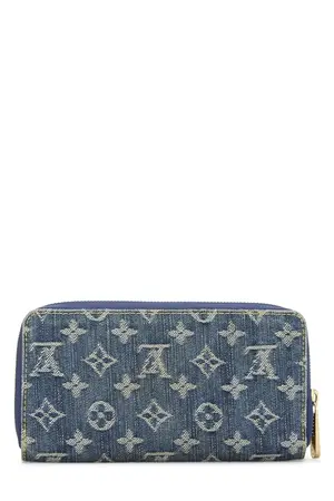 LOUIS VUITTON Monogram Denim Zippy Continental