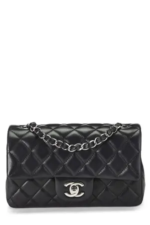 Chanel Quilted Lambskin Rectangular Flap