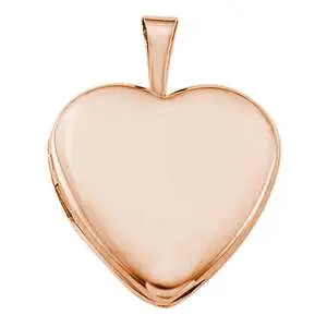 Pori Jewelry 14k Solid Gold Heart Locket - Multi
