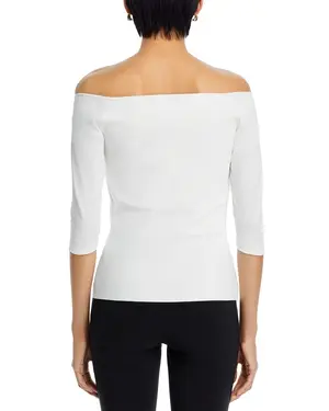 Chiara Boni La Petite Robe Saffron Top - White