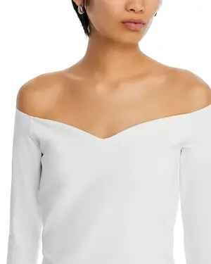 Chiara Boni La Petite Robe Saffron Top - White