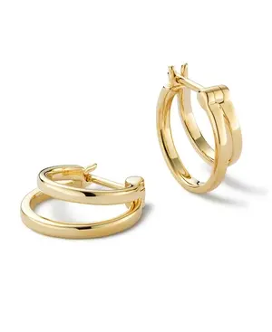 ANA LUISA 10k Double Hoop Earrings - Gold